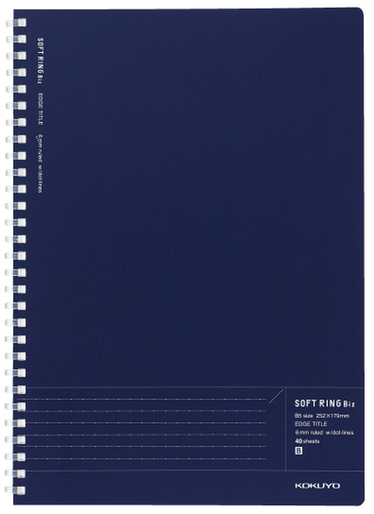 KOKUYO │Official Global Online Store │Soft Ring notebook Biz B5 40 ...