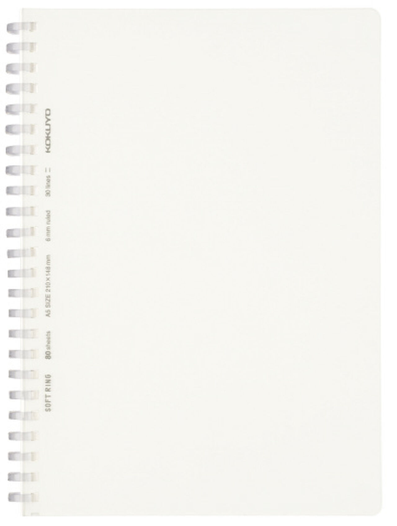 KOKUYO │Official Global Online Store │Soft Ring notebook Clear A5 80 ...