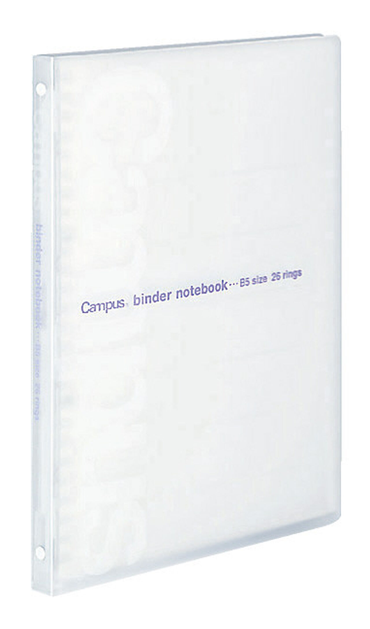 KOKUYO │Official Global Online Store │Campus Slim PP Cover 26 Hole Binder notebook B5 Transparent